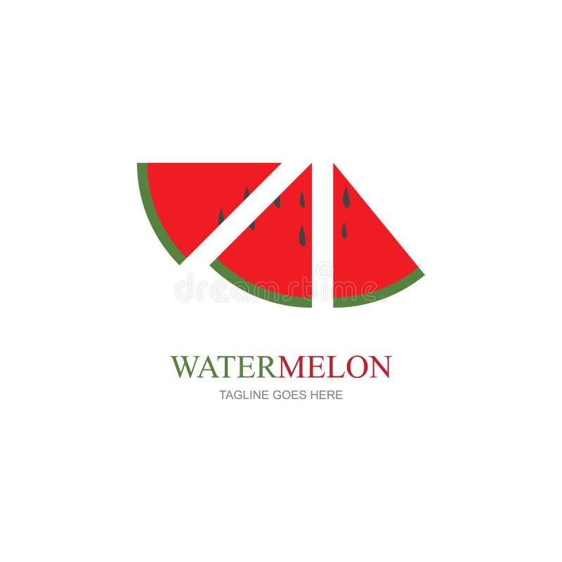Watermelon Logo Vector Template, Creative Watermelon Logo Design ...