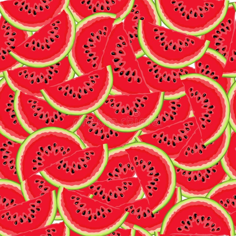 Watermelon pattern stock vector. Illustration of design - 50512824