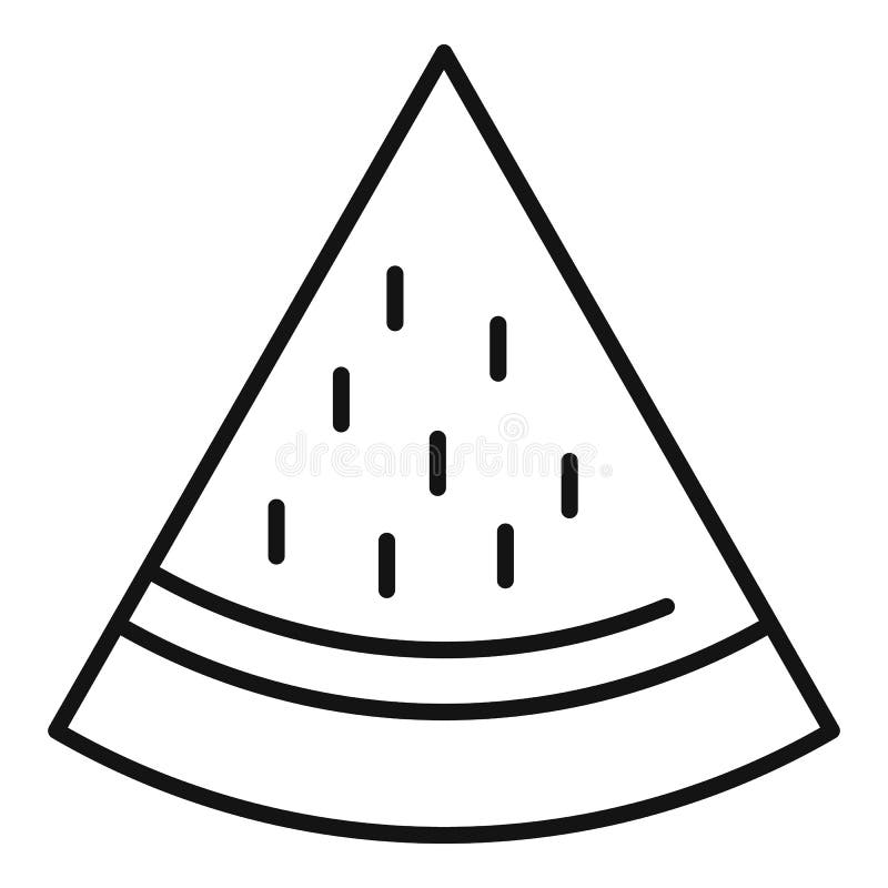 Watermelon Half Outline Stock Illustrations – 910 Watermelon Half ...