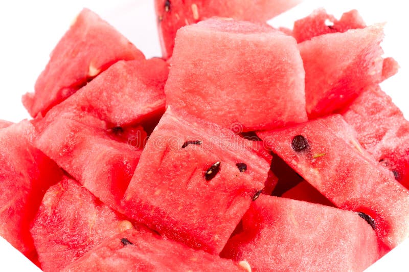Watermelon pieces stock photo. Image of core, diet, juicy - 25401936
