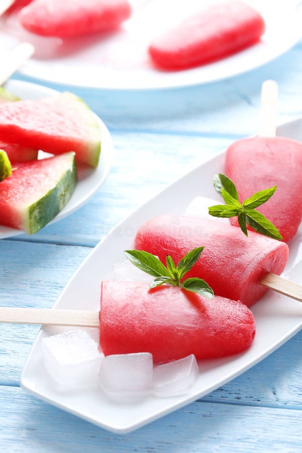 Watermelon popsicle stock image. Image of flavor, snack - 60170731