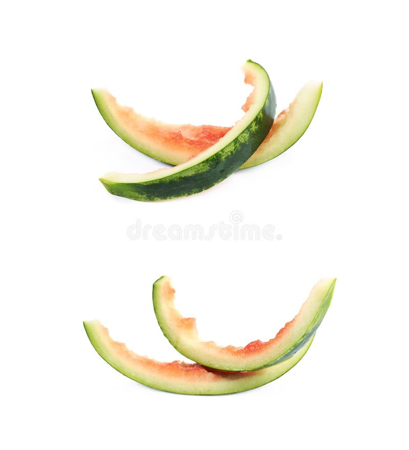 Watermelon rinds isolated stock image. Image of natural - 92581339
