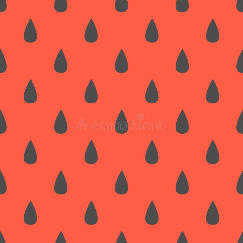 Watermelon Seed Seamless Pattern Background Stock Vector - Illustration ...