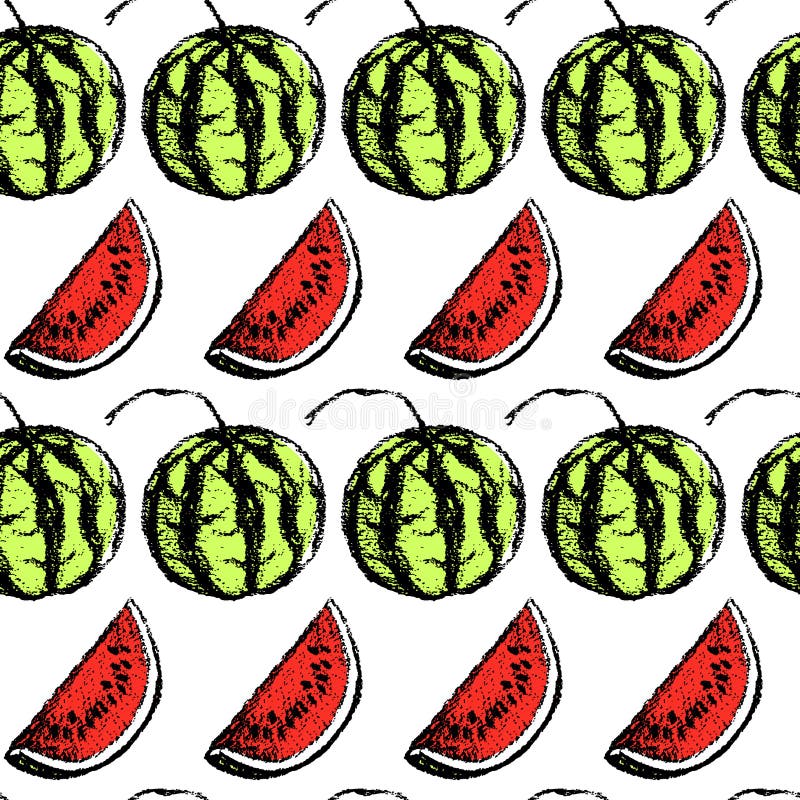 Drawn Watermelons Stock Illustrations – 797 Drawn Watermelons Stock ...