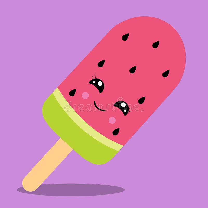 Watermelon Shapes Smiley Stick 04 Stock Vector - Illustration of stick ...