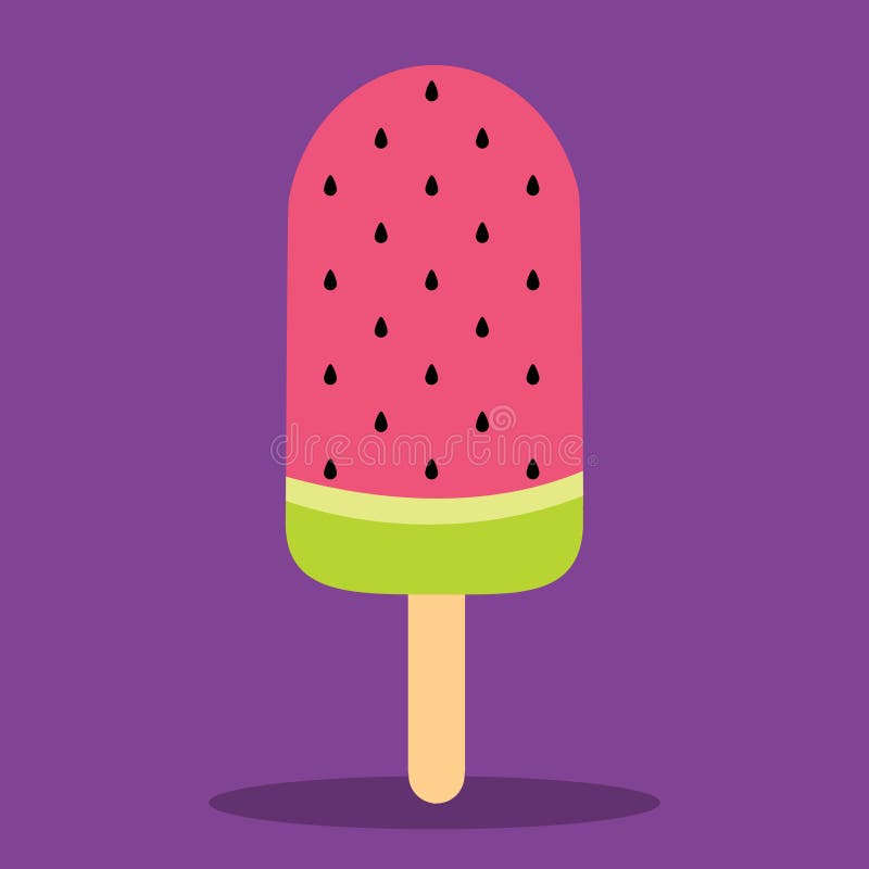 Watermelon shapes stick 10 stock vector. Illustration of graphic ...