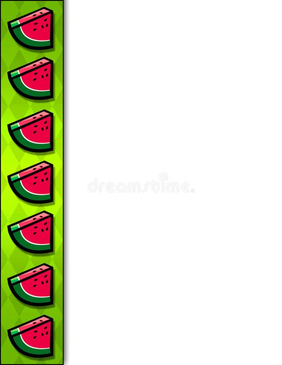 Watermelon Border Stock Illustrations – 1,856 Watermelon Border Stock ...
