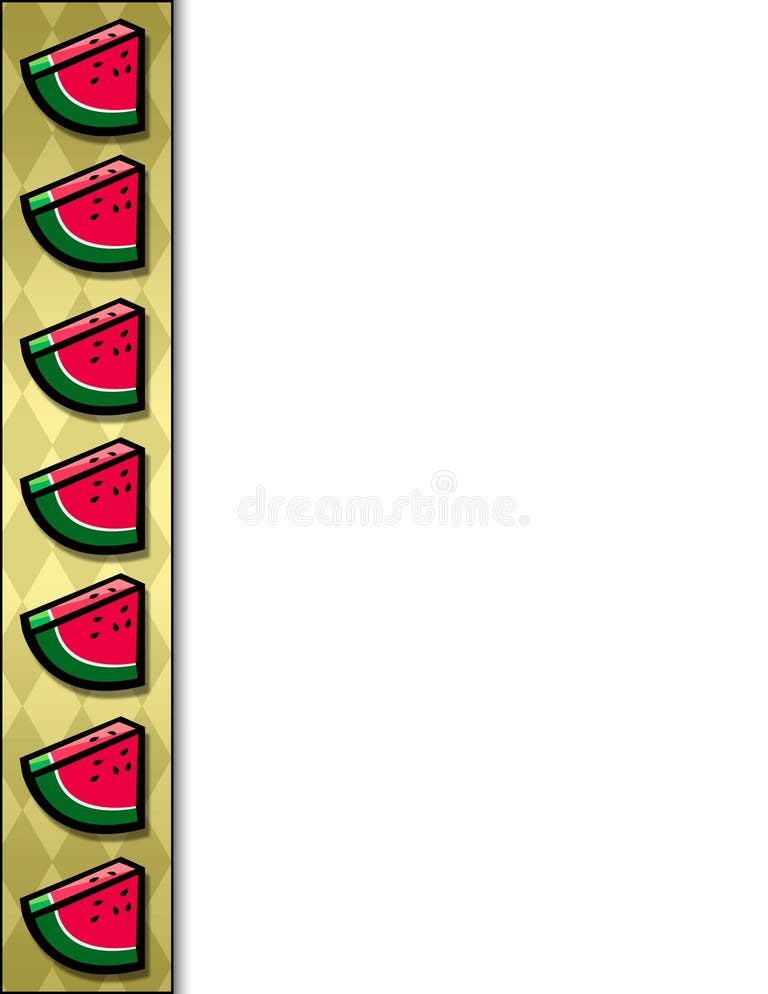 Watermelon Border Stock Illustrations – 1,856 Watermelon Border Stock ...