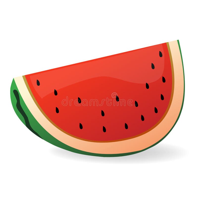 Watermelon Slice Illustration Stock Vector - Illustration of nutrition ...
