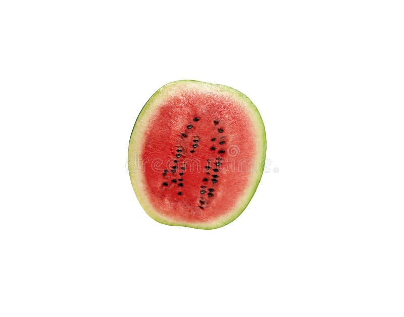 Watermelon and slice stock photo. Image of snack, white - 65962498