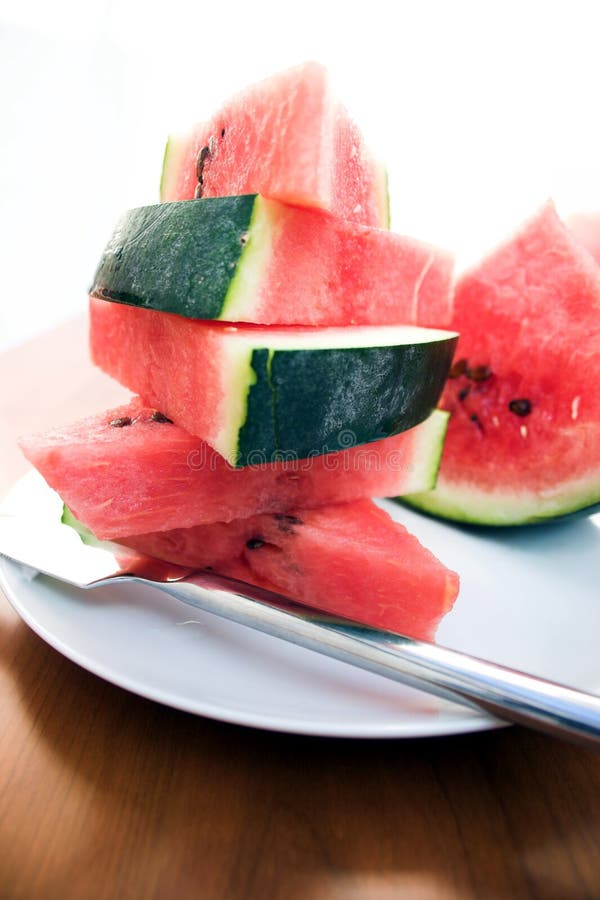 Watermelon slices stock image. Image of juice, refreshing - 172819