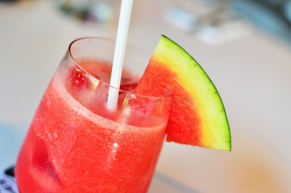 Watermelon smoothie stock image. Image of smoothie, drinking - 25190605