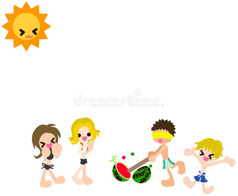 Watermelon Splitting Stock Illustrations – 16 Watermelon Splitting ...