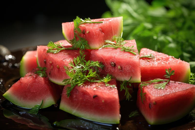 Watermelon Stack stock illustration. Illustration of watermelon - 331132479