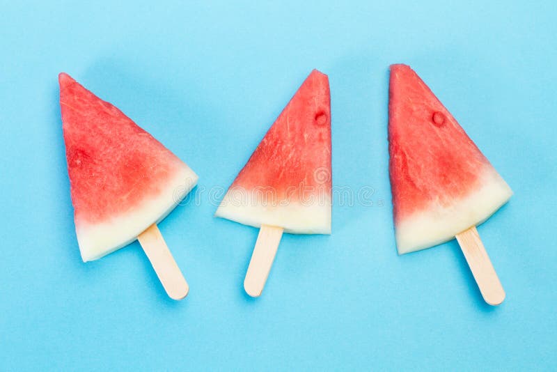 Watermelon with Triangle Shape Stock Image - Image of juicy, green ...