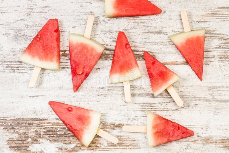 Watermelon with Triangle Shape Stock Image - Image of summer, fresh ...