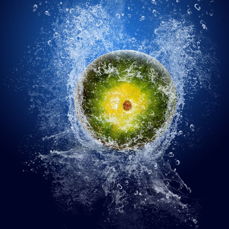 Watermelon under water stock image. Image of fruit, nature - 13272655