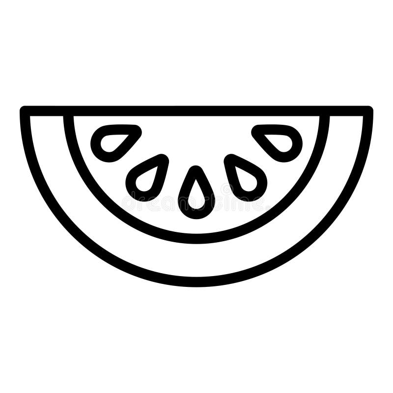Simple Watermelon Piece Stock Illustrations – 1,061 Simple Watermelon ...