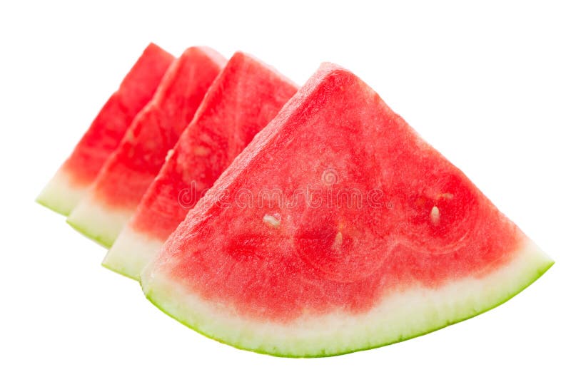 Watermelon Wedges stock image. Image of white, melon - 19700207