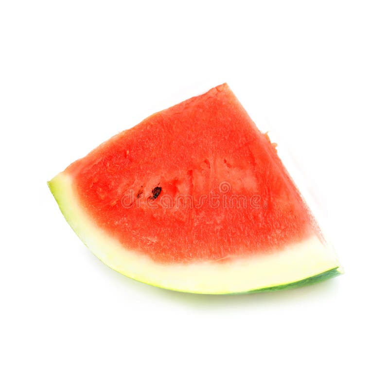 Watermelon on White Background Stock Photo - Image of tasty, sweet ...