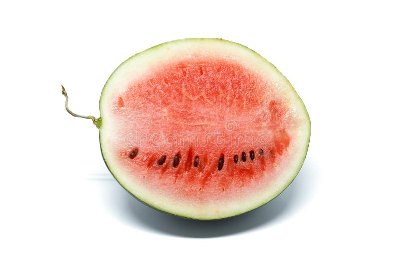 Watermelon White Background Stock Image - Image of nutrition, fresh ...