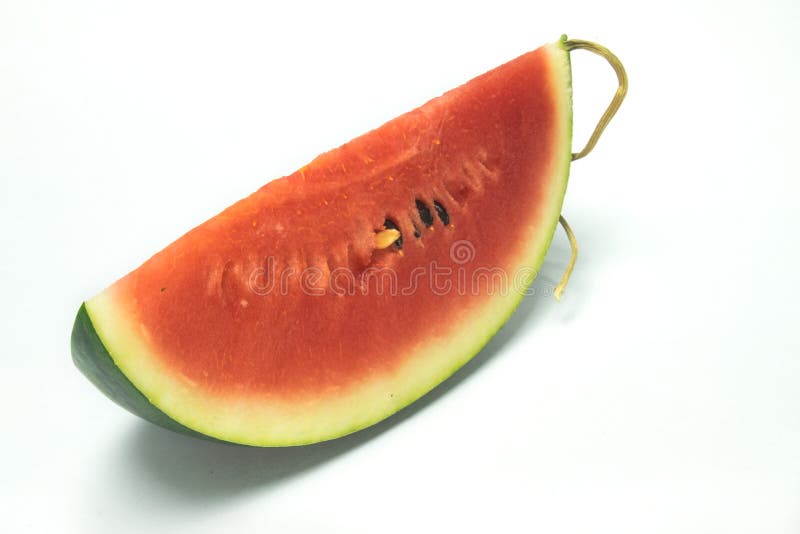 Watermelon White Background Stock Image - Image of summer, closeup ...