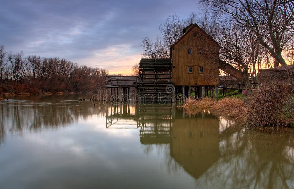Watermill stock photo. Image of forest, heritage, danube - 12600460