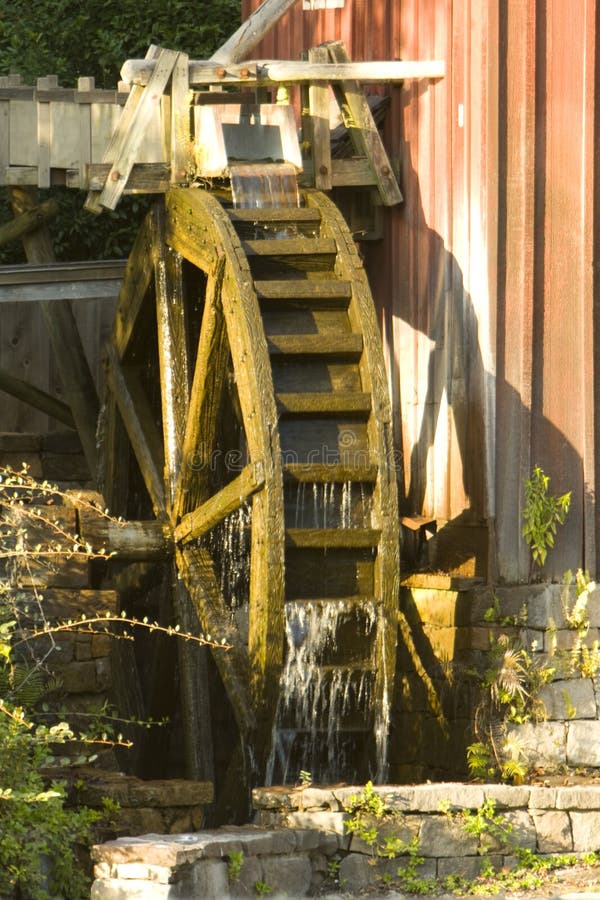 Working watermill stock image. Image of technical, mill - 4118589