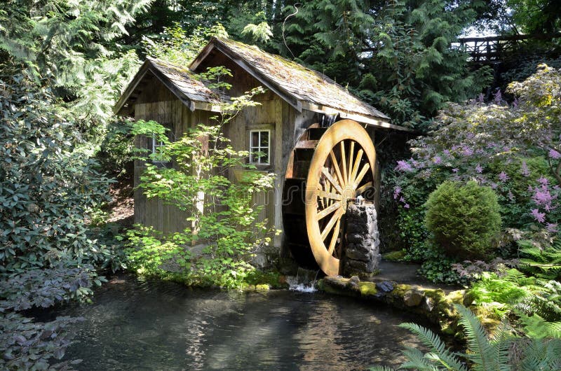 Watermill stock image. Image of mill, wheel, summer, watermill - 83119515