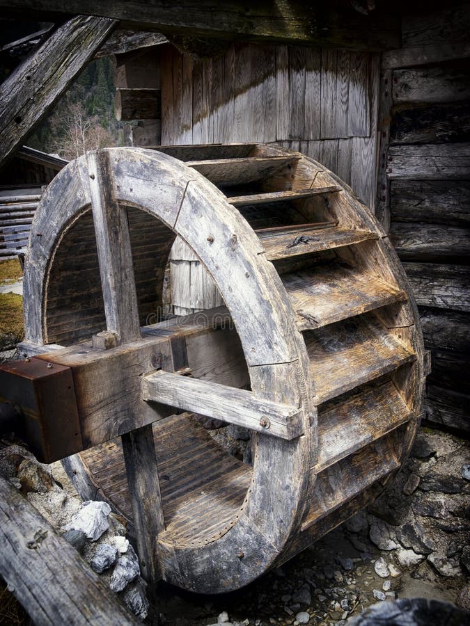 Old watermill stock photo. Image of single, antique, architecture ...