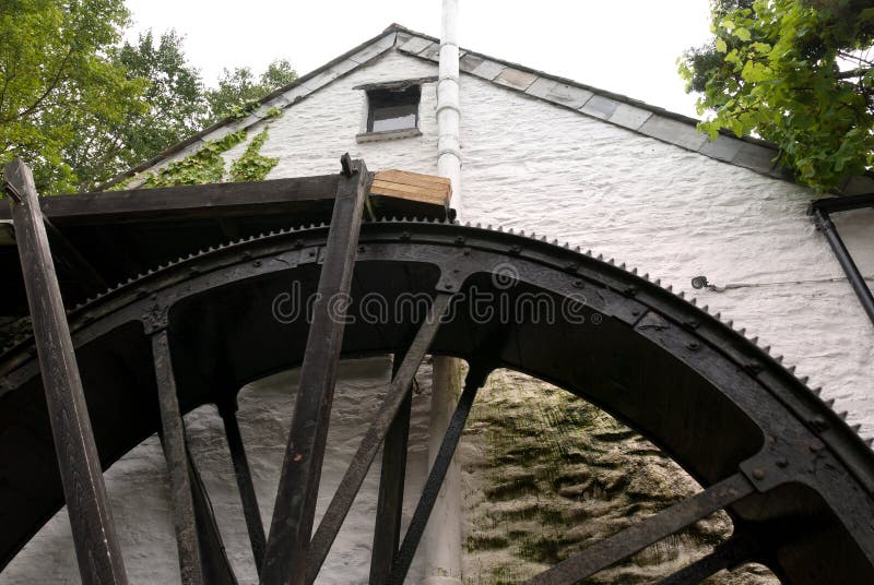 Watermill in Polperro stock image. Image of mill, water - 31940619