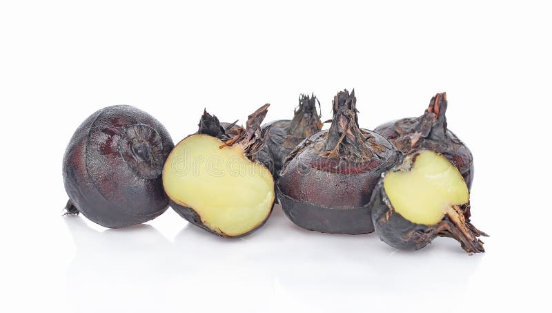 Waternut Isolated on White Background Stock Photo - Image of plant ...