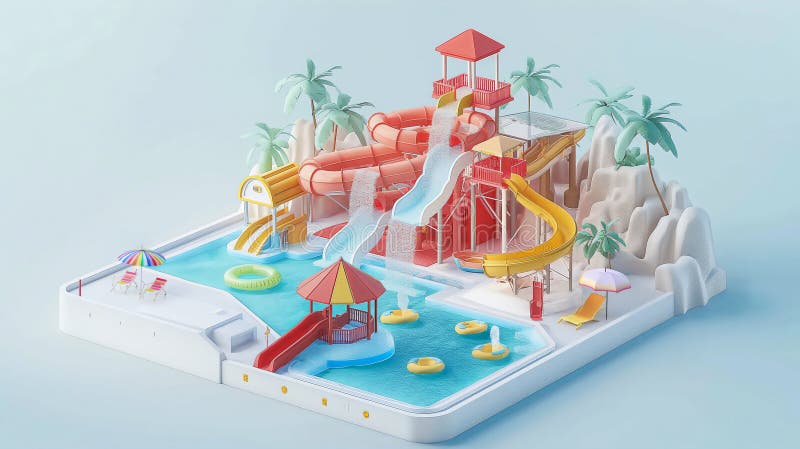 Waterpark Themes Stock Illustrations – 16 Waterpark Themes Stock ...