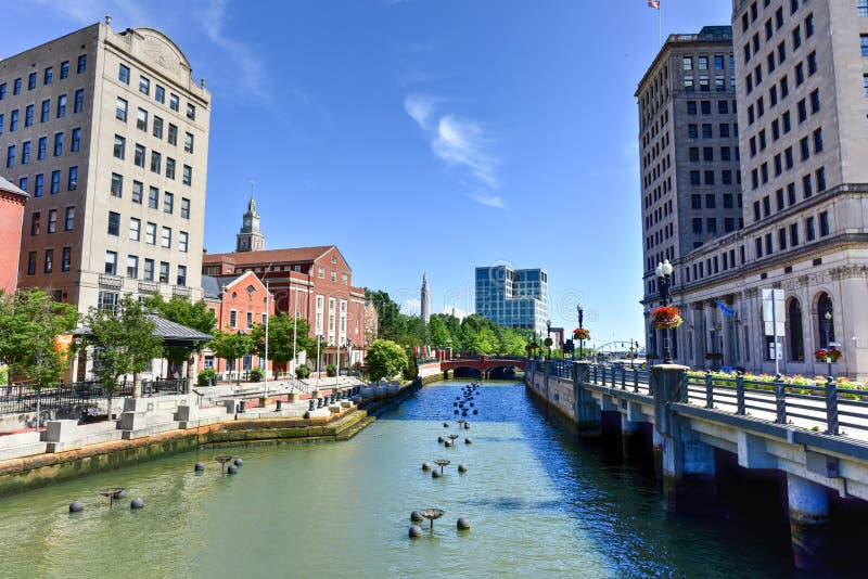 Gorgeous Water Fountain in Center of Federal Hill, Providence,Rhode ...