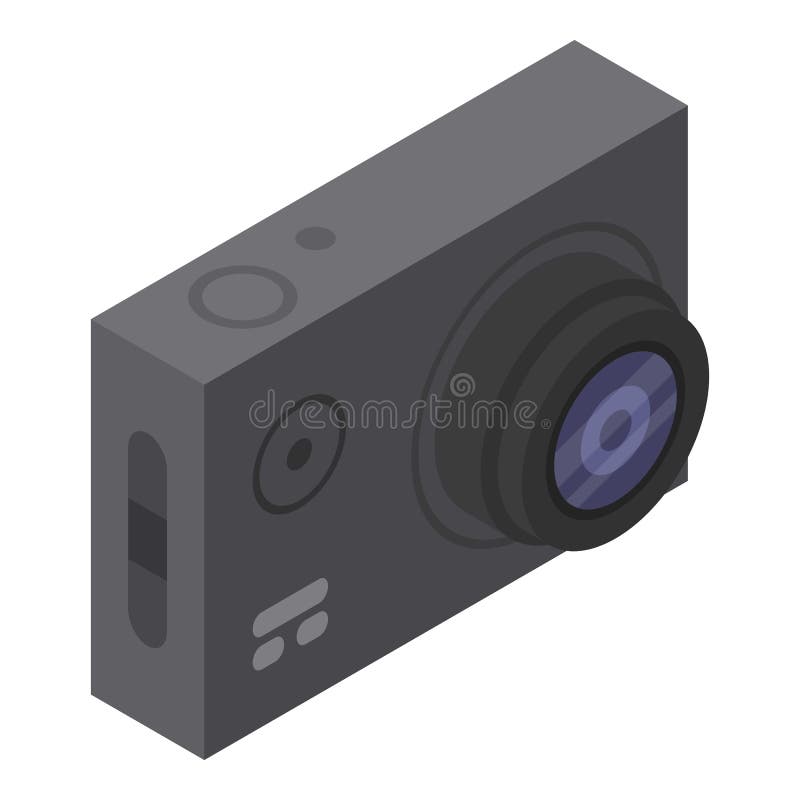 Waterproof Action Camera Icon, Isometric Style Stock Vector ...
