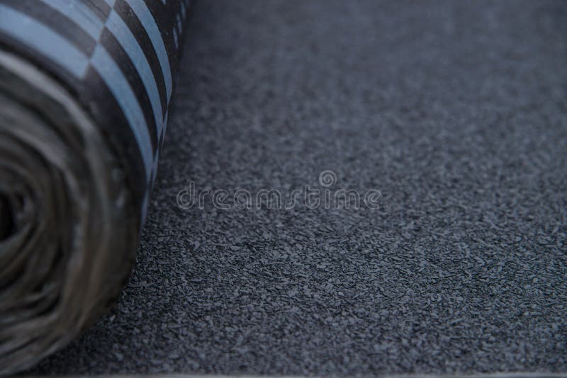 Waterproof Bitumen Roll Covered with Insulation Materials, Abstract ...