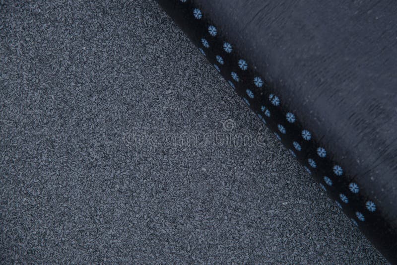 Waterproof Bitumen Insulation Material Background Texture, Closeup ...