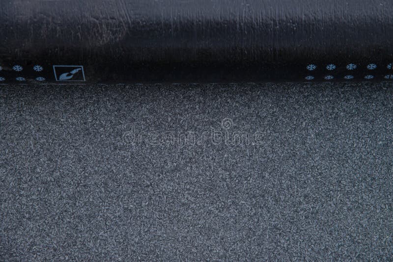 Waterproof Bitumen Insulation Material Background Texture, Closeup ...