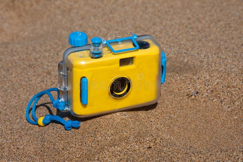 Waterproof camera stock photo. Image of lens, splash - 11265742
