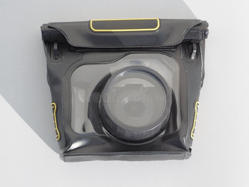 Waterproof Case with Camera. Stock Image - Image of pack, aquatic ...