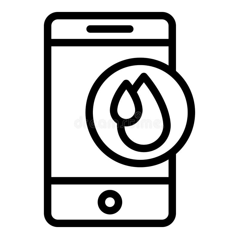 Waterproof Phone Case Icon, Cartoon Style Stock Illustration ...