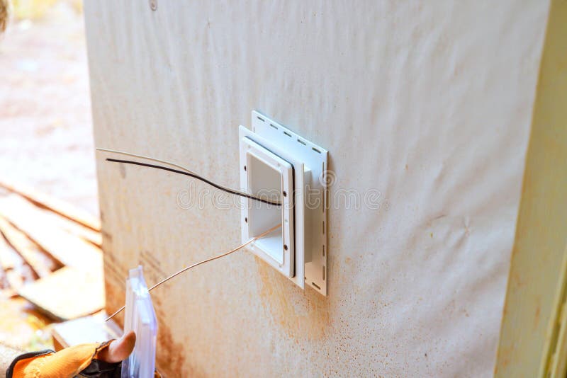 Waterproof Electrical Box is Mounted on Outside of Wall Using a Deep ...