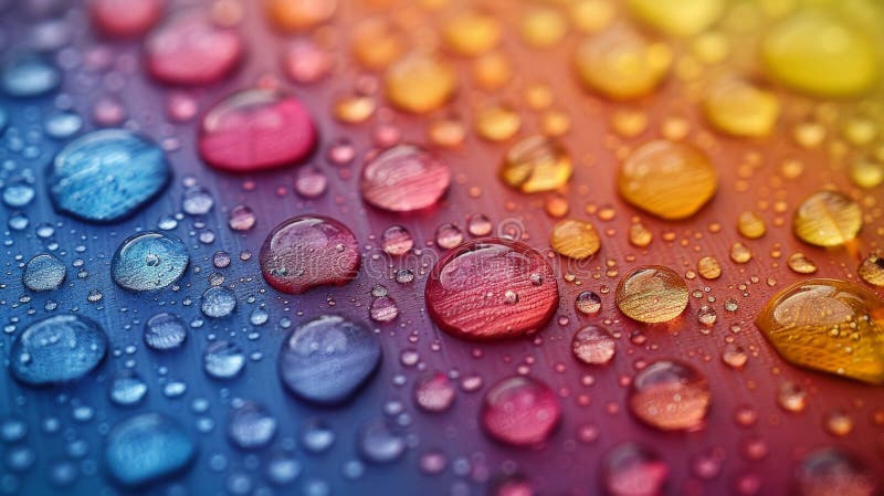 The Waterproof Fabric, Water Drops on the Cloth Stock Image - Image of ...
