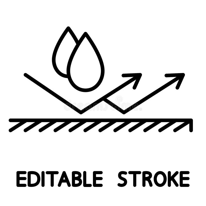 Waterproof Icon. Pollution Protection. Liquid Resistant. Rain ...