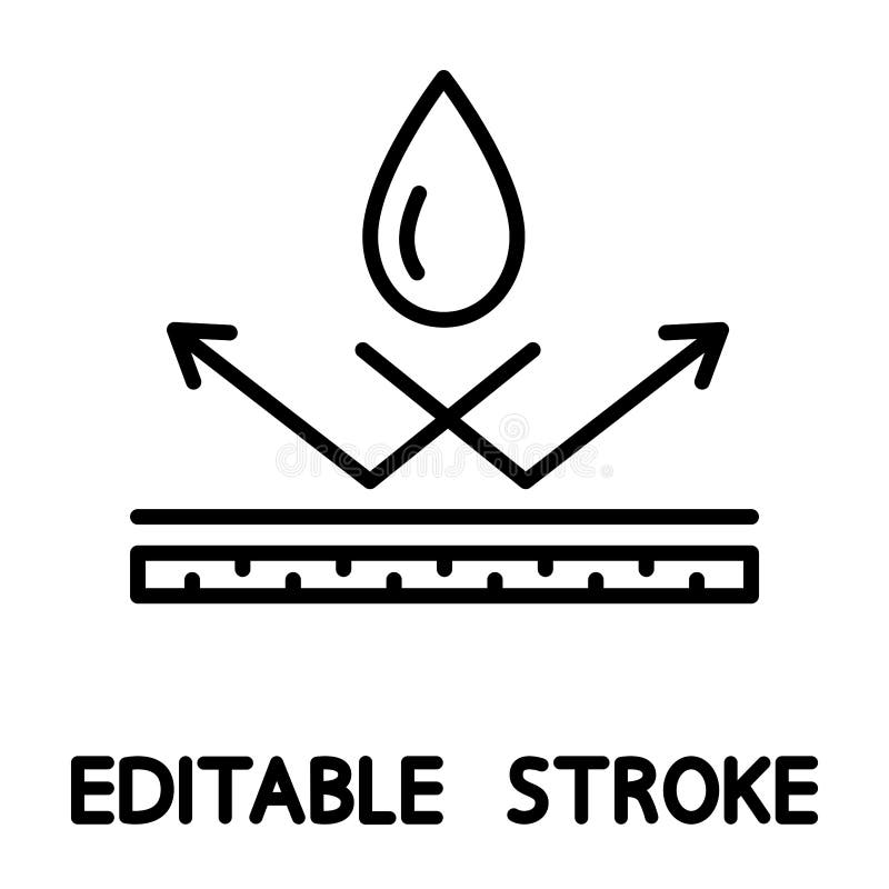 Waterproof Icon. Pollution Protection. Liquid Resistant. Rain ...