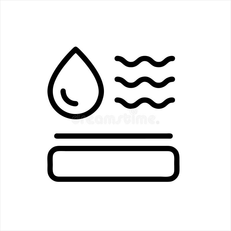 Waterproof, Hydrophobic Icon Stock Vector - Illustration of ingress ...
