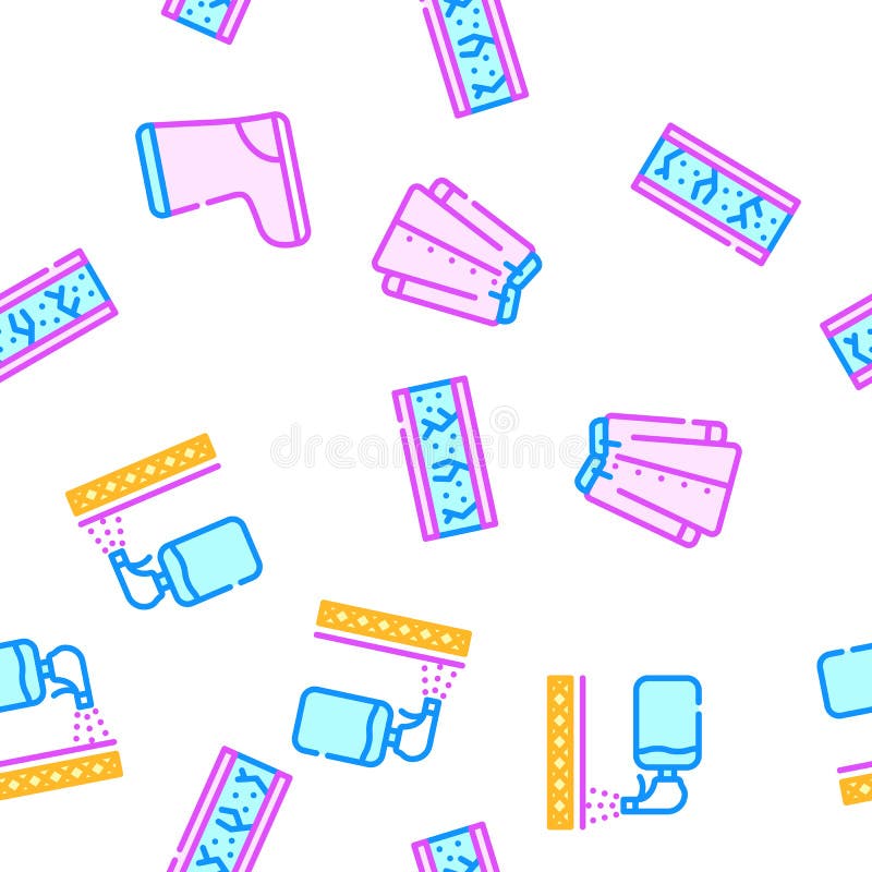 Waterproof Material Collection Icons Set Vector Illustrations Stock ...