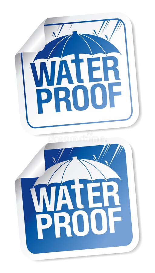 Waterproof Stickers Stock Illustrations – 250 Waterproof Stickers Stock ...