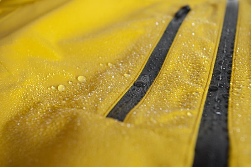 Waterproof Technology for Mountain Clothes Stock Image - Image of rain ...