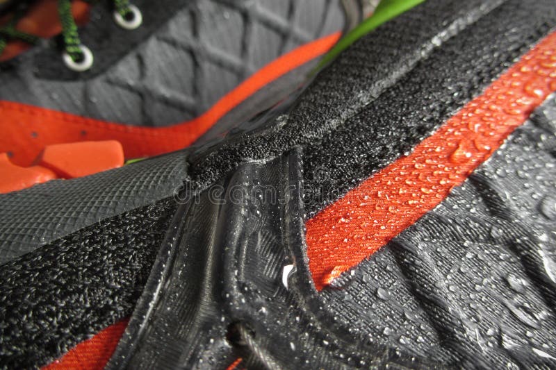 Waterproof Technology for Mountain Clothes Stock Image - Image of rain ...
